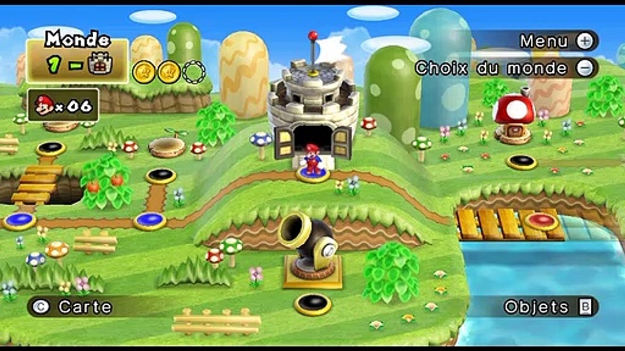 New Super Mario Bros. Wii 7: Retro Heaven online multiplayer - wii ...