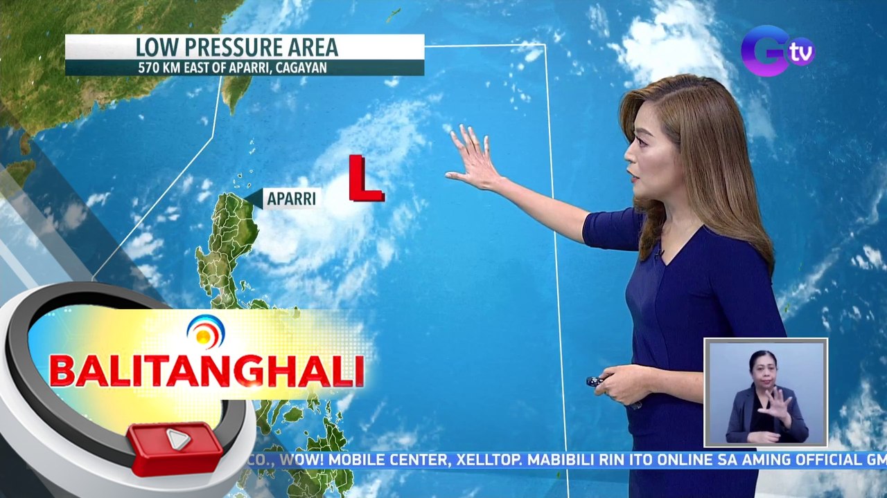 Isang Low Pressure Area sa loob ng Philippine Area of Responsibility at ...