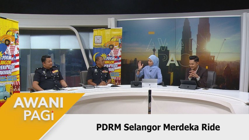 AWANI Pagi : PDRM Selangor Merdeka Ride | Astro Awani