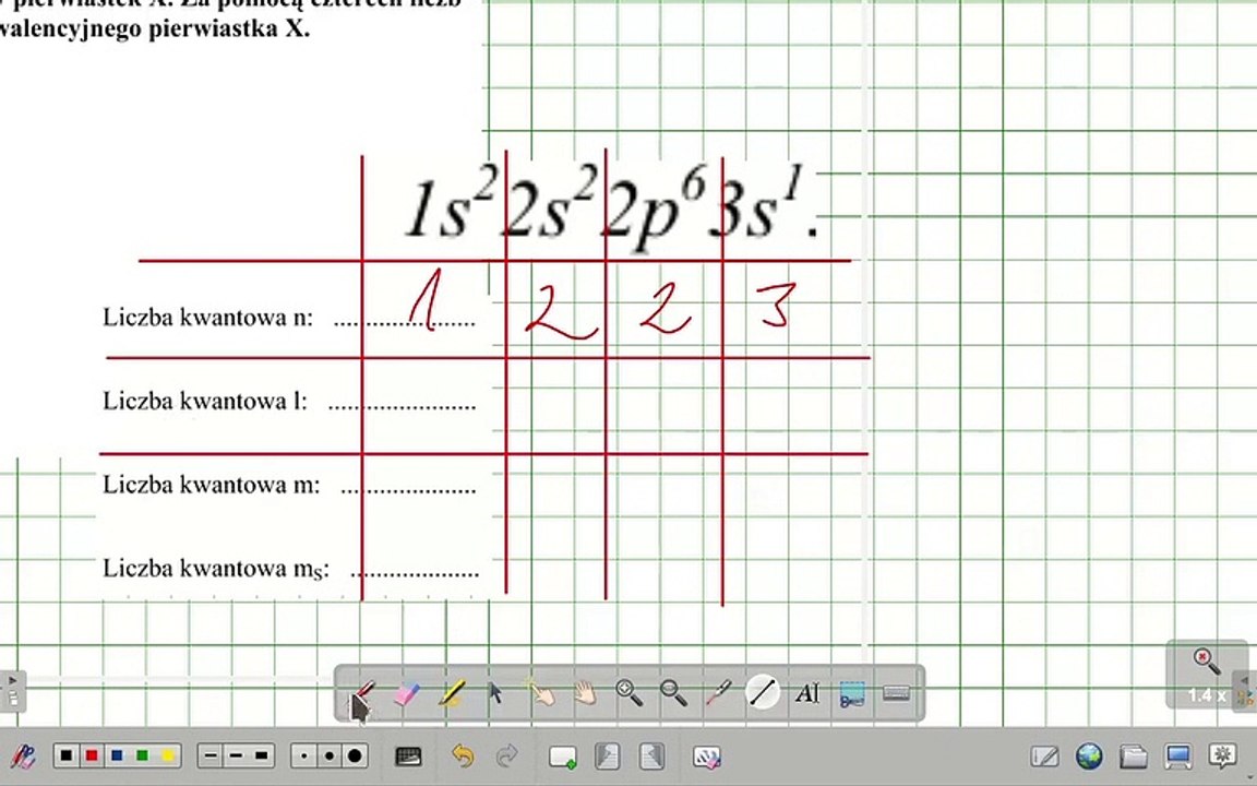 ZADANIE 32 CKE 2005 STYCZEŃ LICZBY KWANTOWE n, l, m, ms. #chemia #chemistry - video Dailymotion