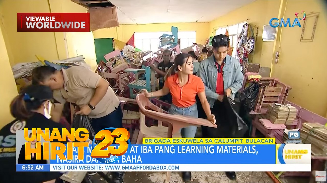 UH Brigada Eskuwela sa Calumpit, Bulacan kasama nina Kaloy at Jenzel | Unang Hirit - video ...