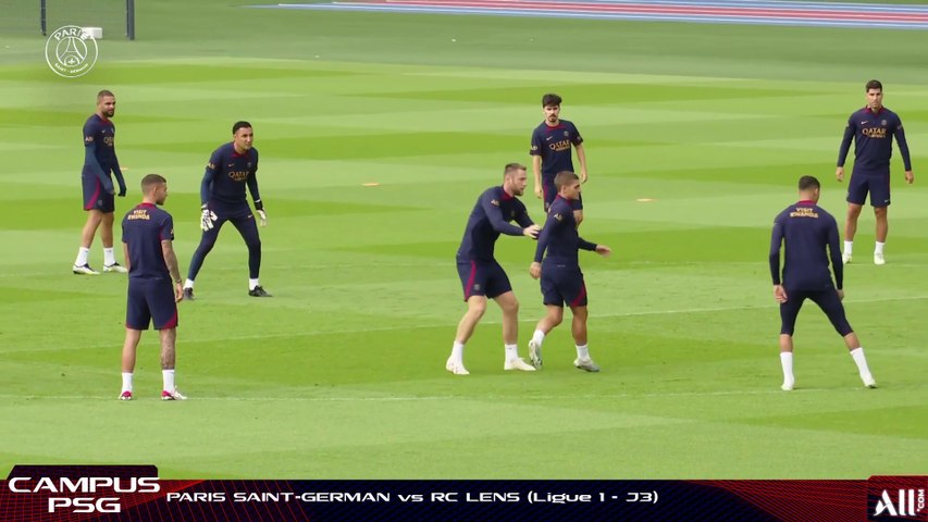 PSG - Replay : Paris Saint-Germain - RC Lens, 15 minutes d'entraînement ... PSG - Replay : Paris Saint-Germain - RC Lens, 15 minutes d'entraînement ...