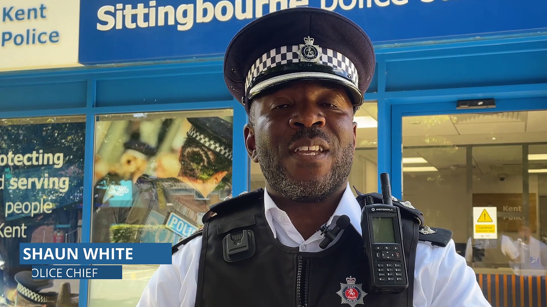 Chief Supt Shaun White in Sittingbourne