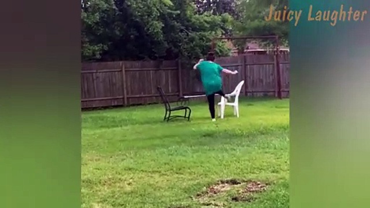 Hilarious Lawn Chair Jump Fail: Backyard Fun Gone Wrong! - video ...