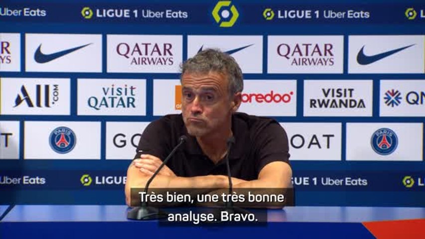 PSG : Luis Enrique félicite un journaliste pour son analyse sur l ...