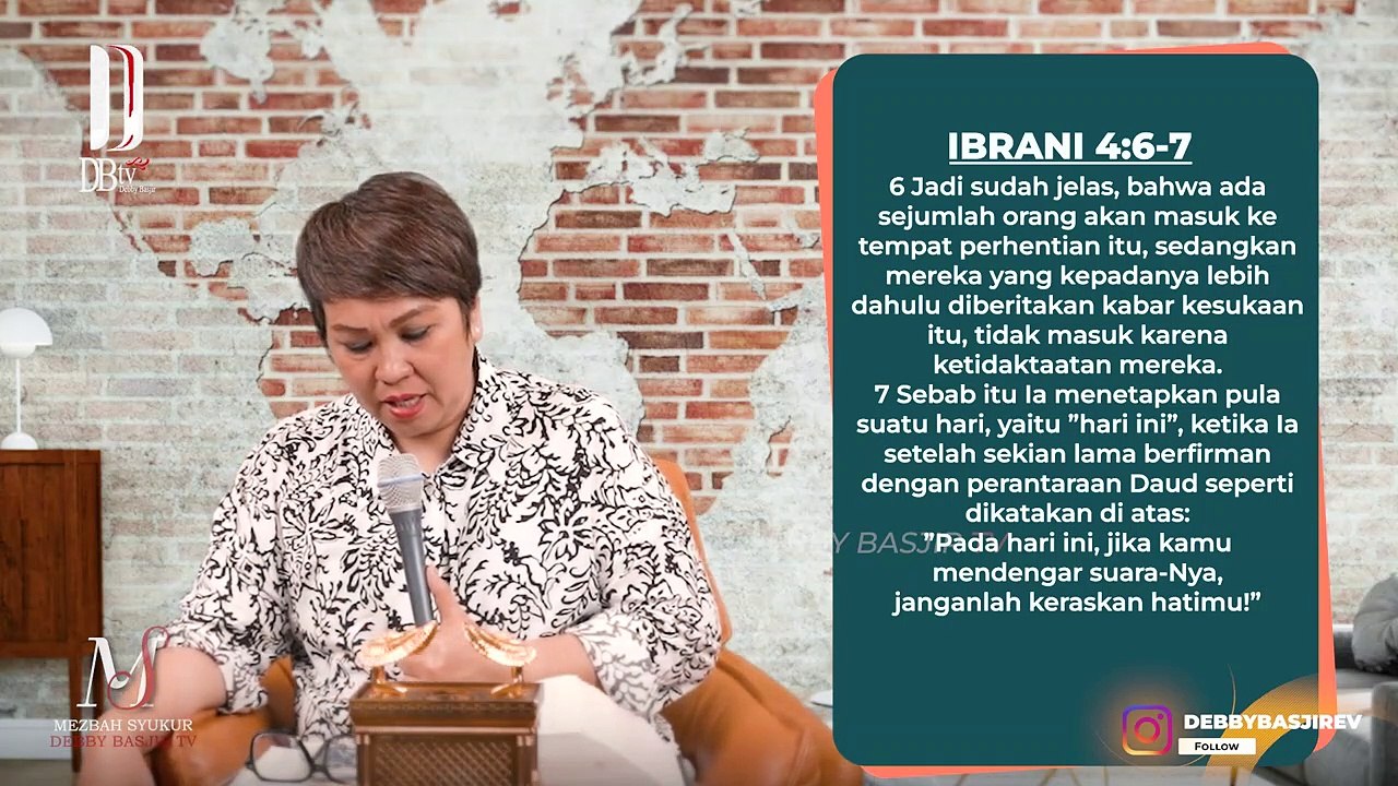 Ibrani 4 ayat 6 - Debby Basjir #debbybasjir - video Dailymotion