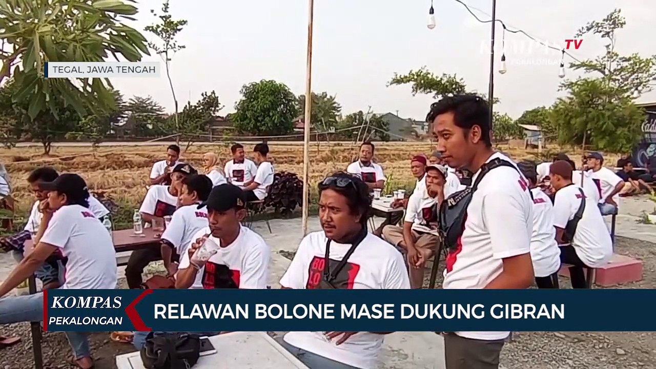 Relawan Bolone Mase Konsolidasi di Tegal Dukung Gibran Rakabuming Raka ...