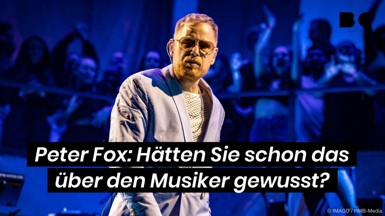Peter Fox: Hätten Sie schon das über den Musiker gewusst? - video ...