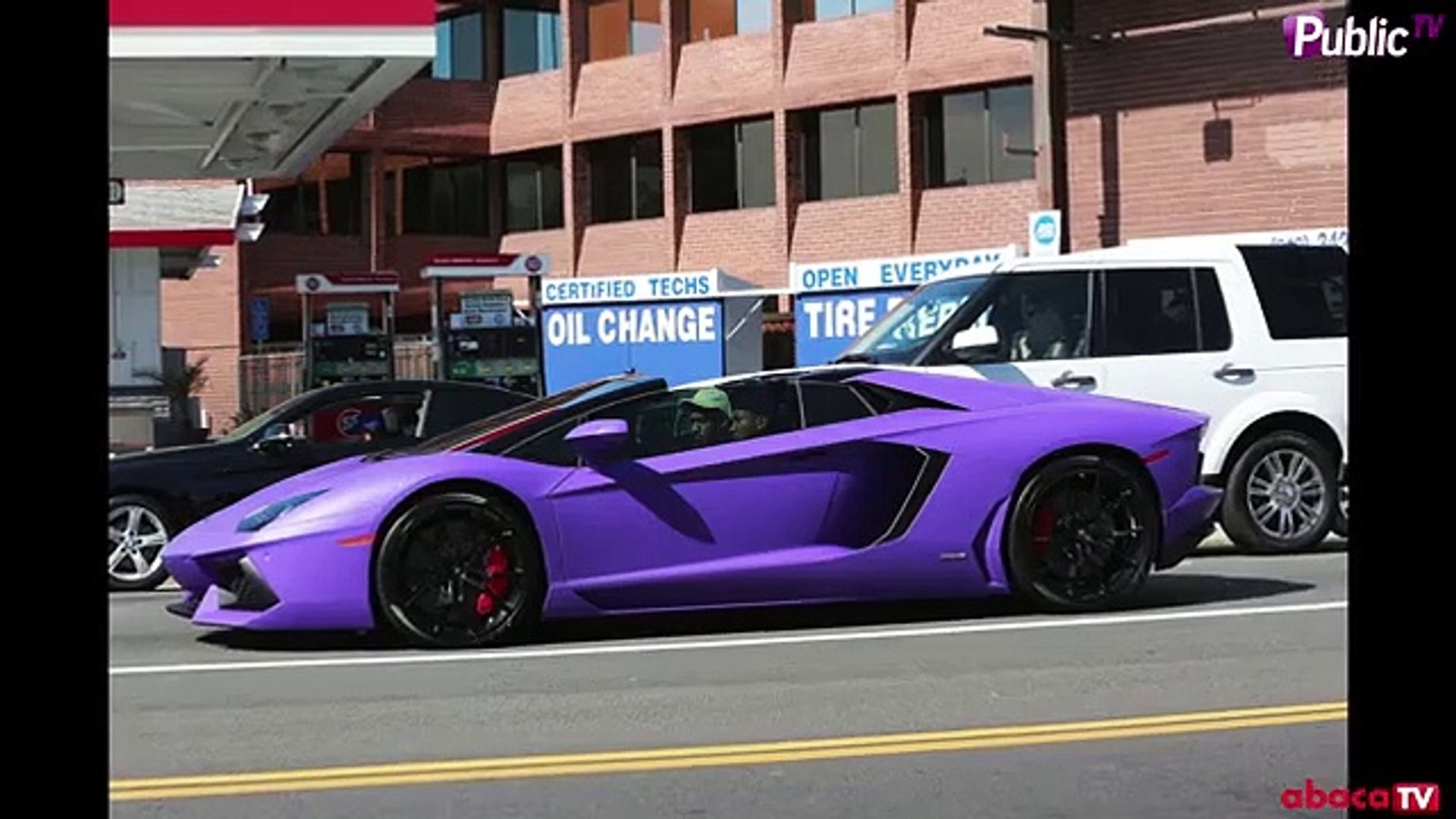 Tyga Lamborghini Aventador