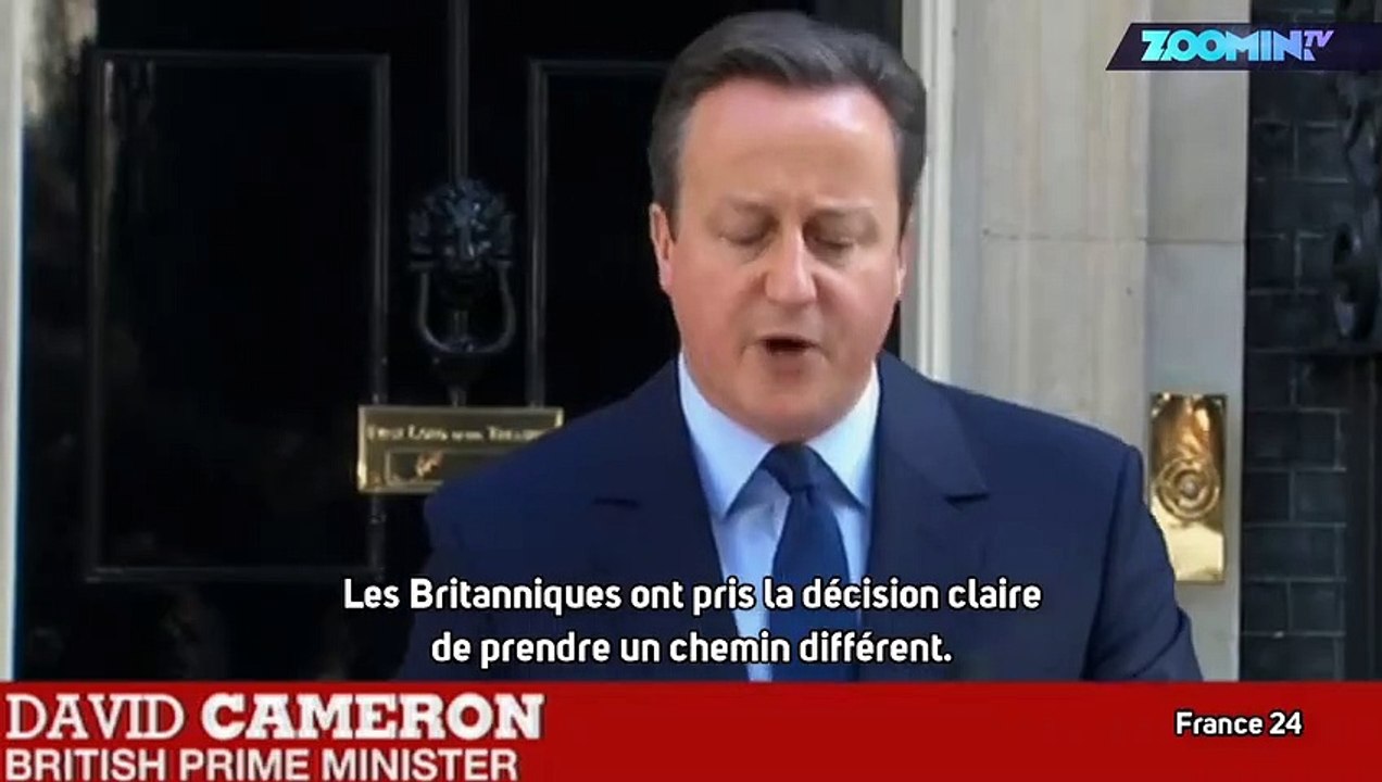 Brexit : David Cameron 'out' - Vidéo Dailymotion