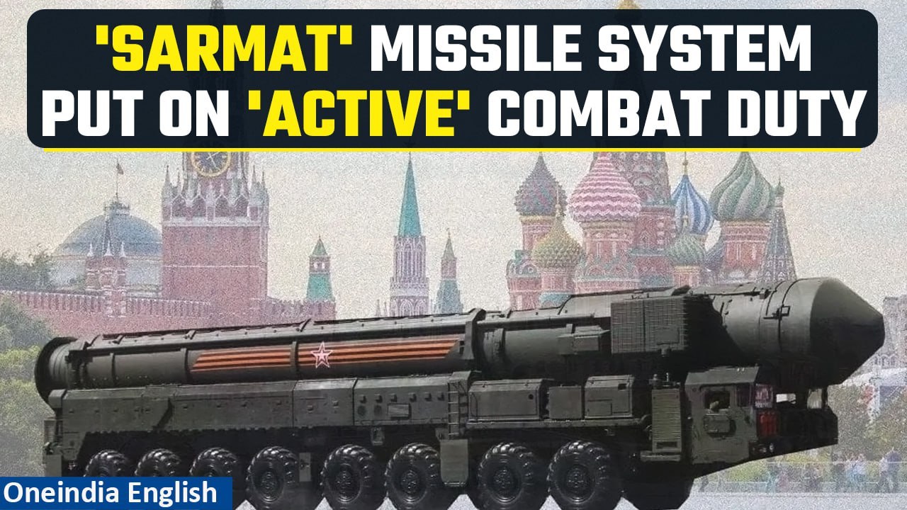 Russia puts 'Sarmat' missile system aka 'Satan 2' on active combat duty ...