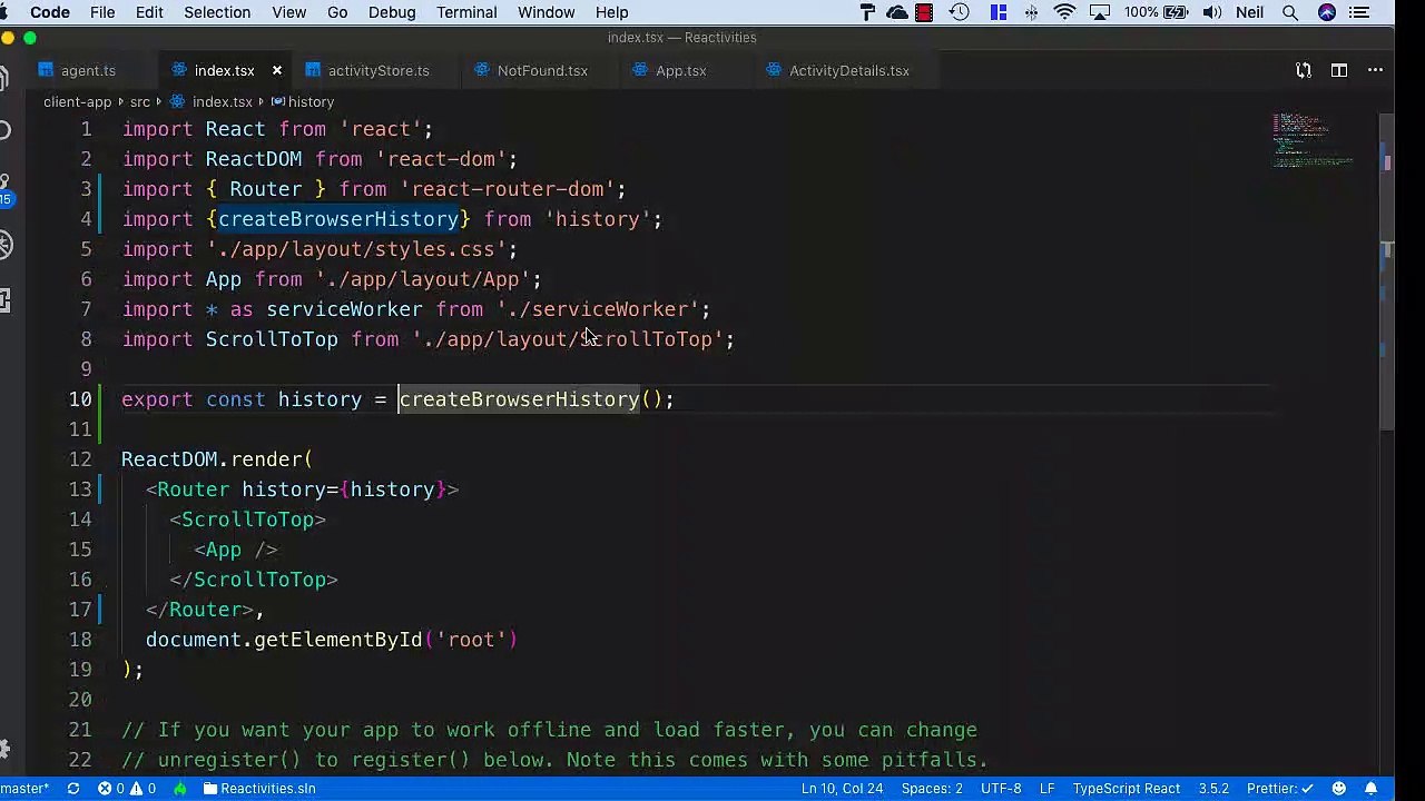 Error handling and validation (Legacy) - Adding routing functionality to Axios - video Dailymotion