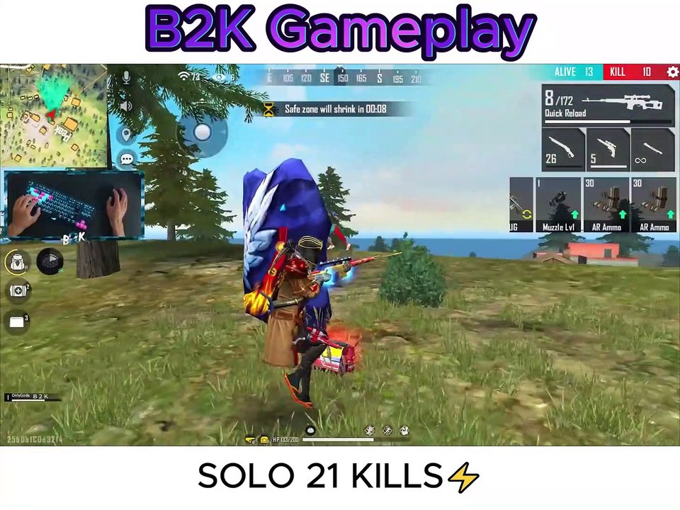B2K Free Fire Gameplay Solo 23 Kills - video Dailymotion