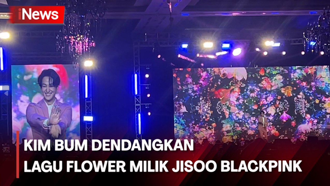 Gelar Jumpa Penggemar, Kim Bum Joget Gunakan Lagu Flower Milik Jisoo ...