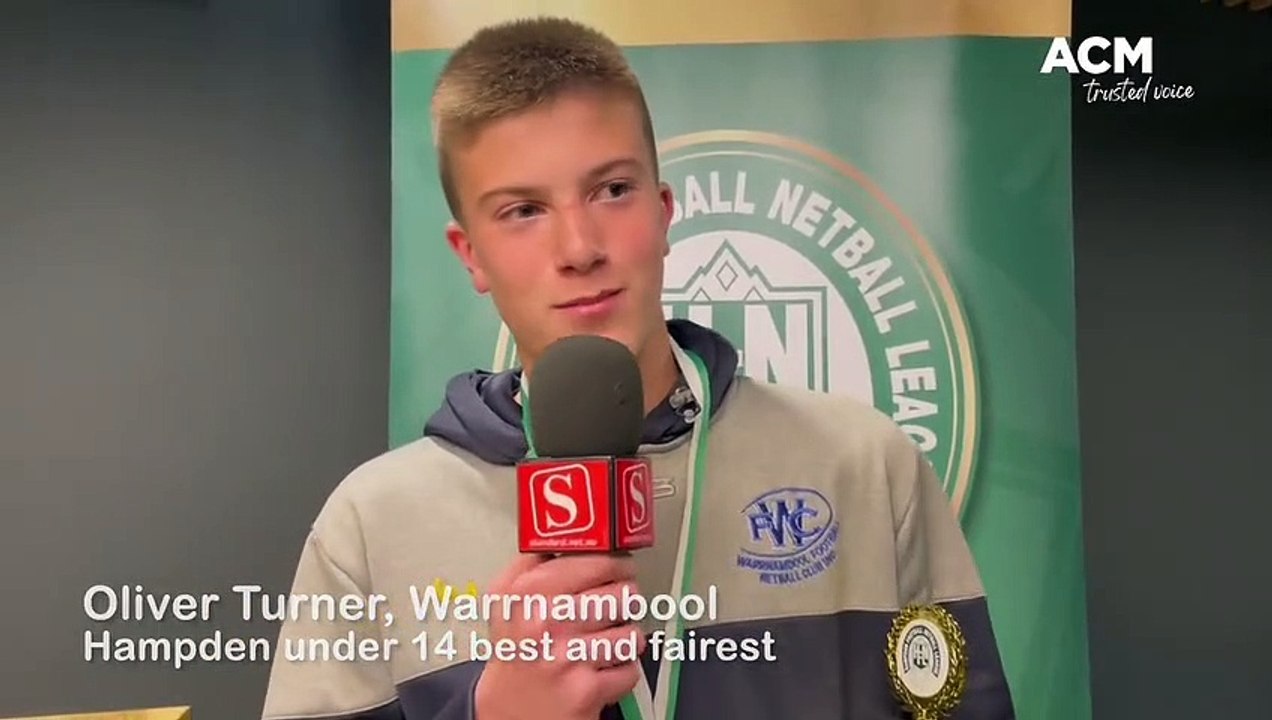 Hampden under 14 footy B&F: Oliver Turner, Warrnambool - video Dailymotion