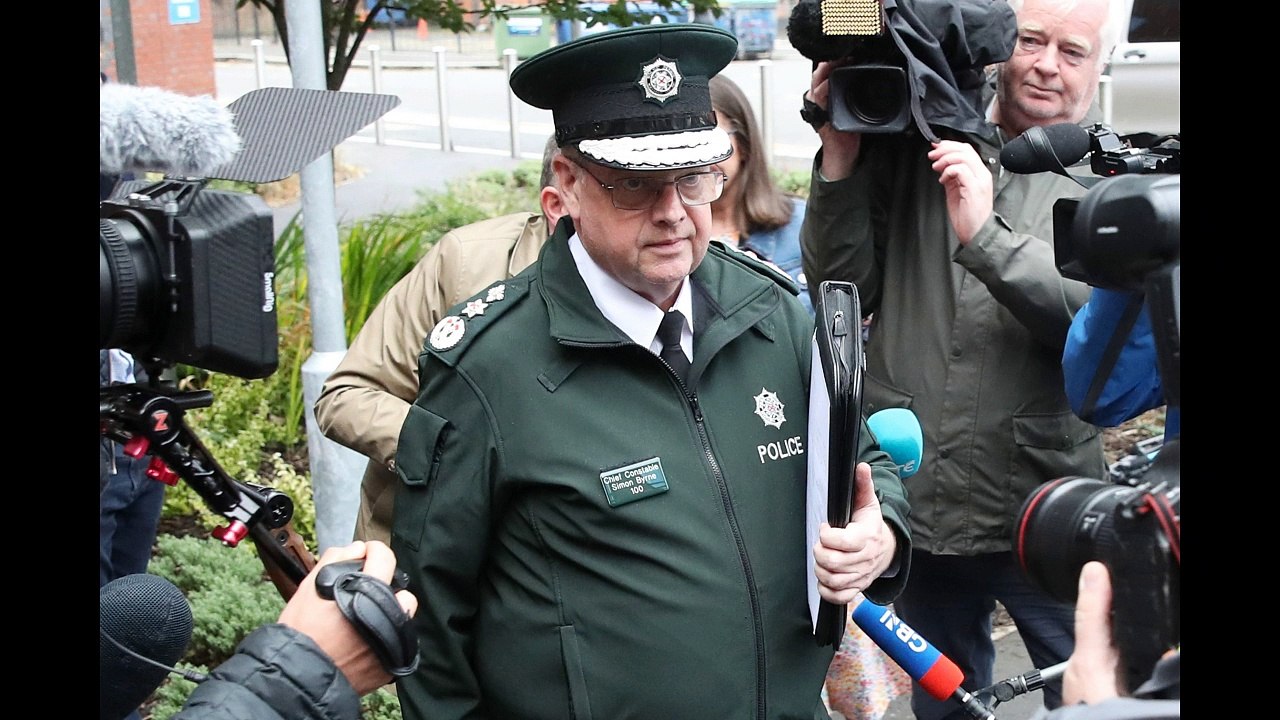 PSNI chief constable Simon Byrne - video Dailymotion