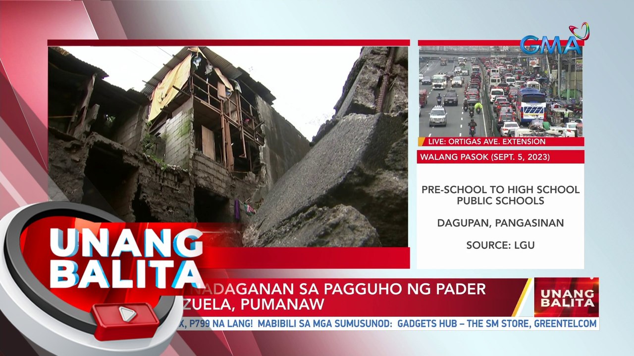 Lalaking nadaganan sa pagguho ng pader sa Valenzuela, pumunaw | UB ...