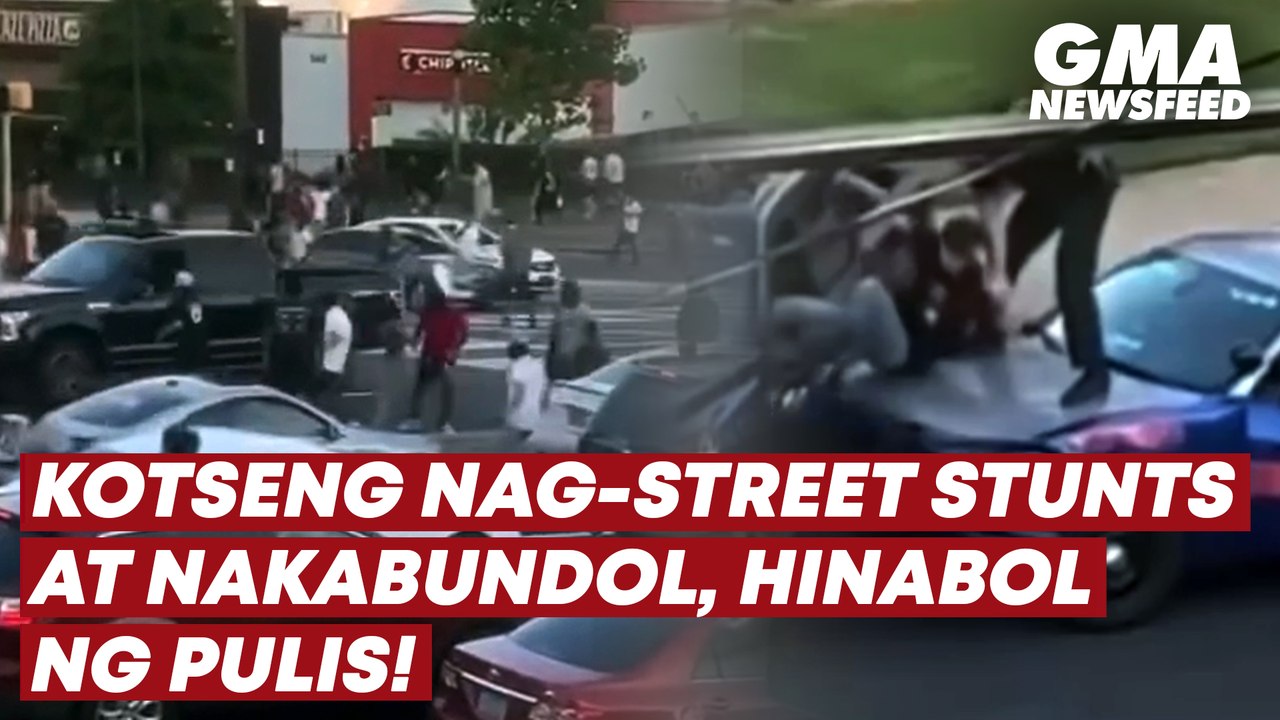 Kotseng nag-street stunts at nakabundol, hinabol ng pulis! | GMA News ...