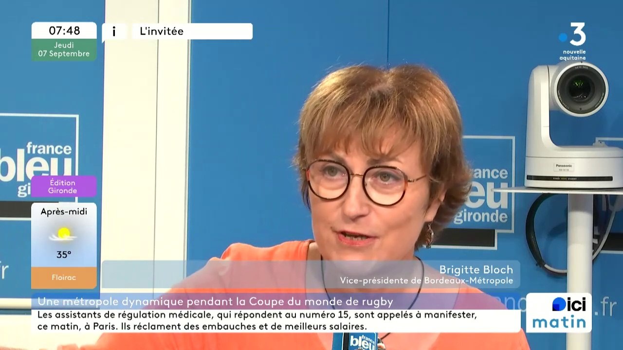 Brigitte Bloch, vice-présidente de Bordeaux Métropole en charge du ...