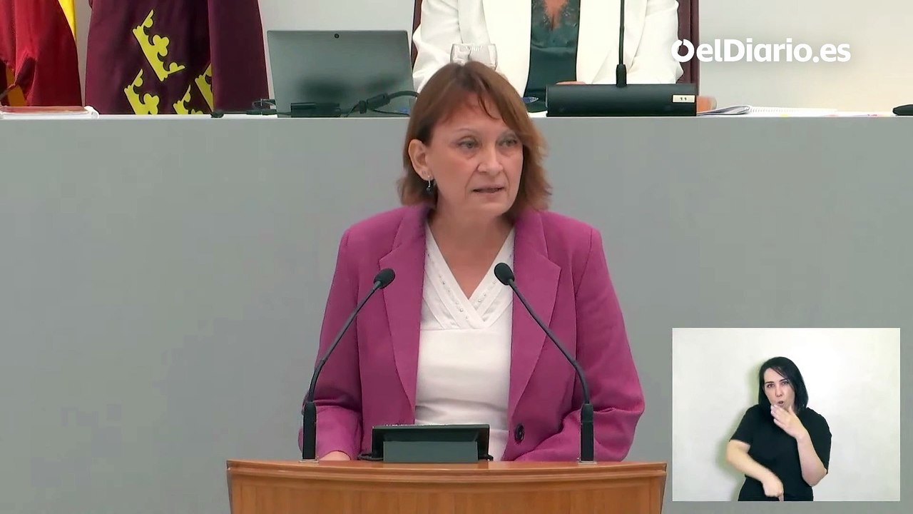 María Marín (Podemos) a López Miras en su investidura: "Ustedes ...