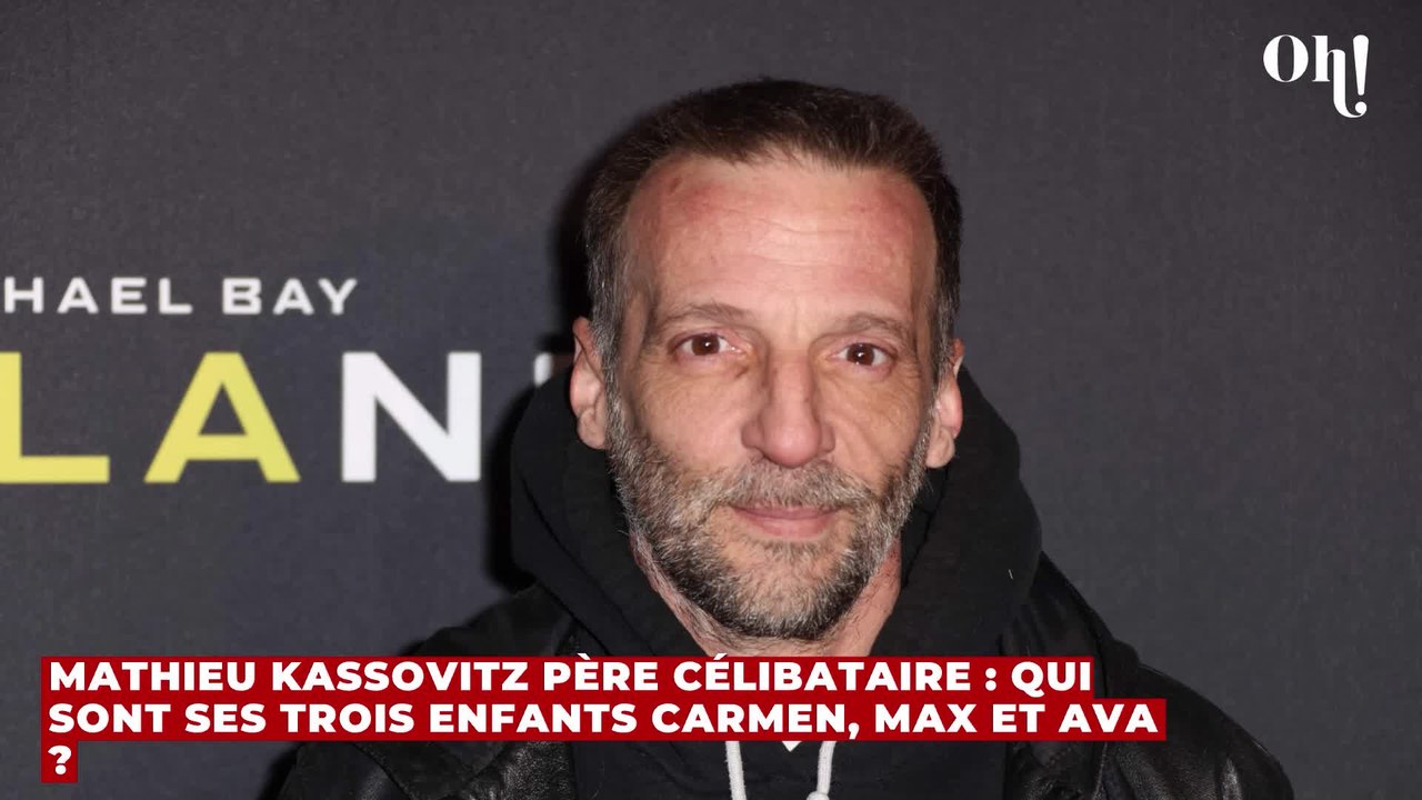 Mathieu Kassovitz père célibataire : qui sont ses trois enfants Carmen ...