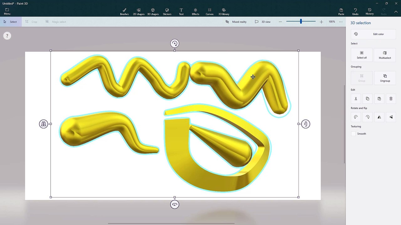 Paint 3D Course Section 28 Custom Modelling - video Dailymotion