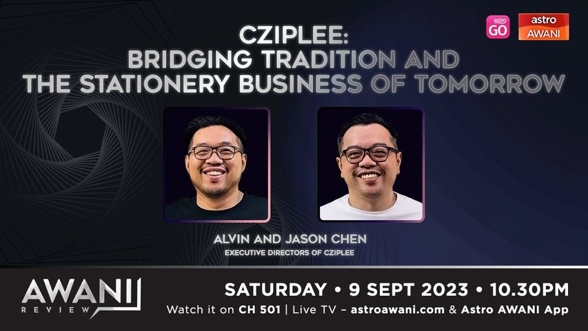 AWANI Review: CzipLee: Bridging Tradition and the Stationery Business ...