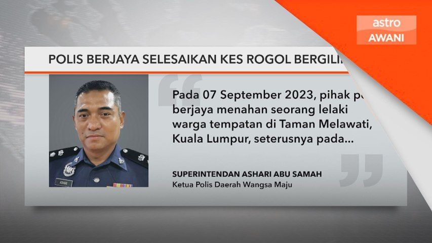 Polis berjaya selesaikan kes rogol bergilir-gilir | Astro Awani