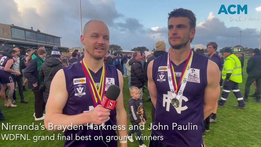 WDFNL grand final: Nirranda wins senior football premiership | The ...