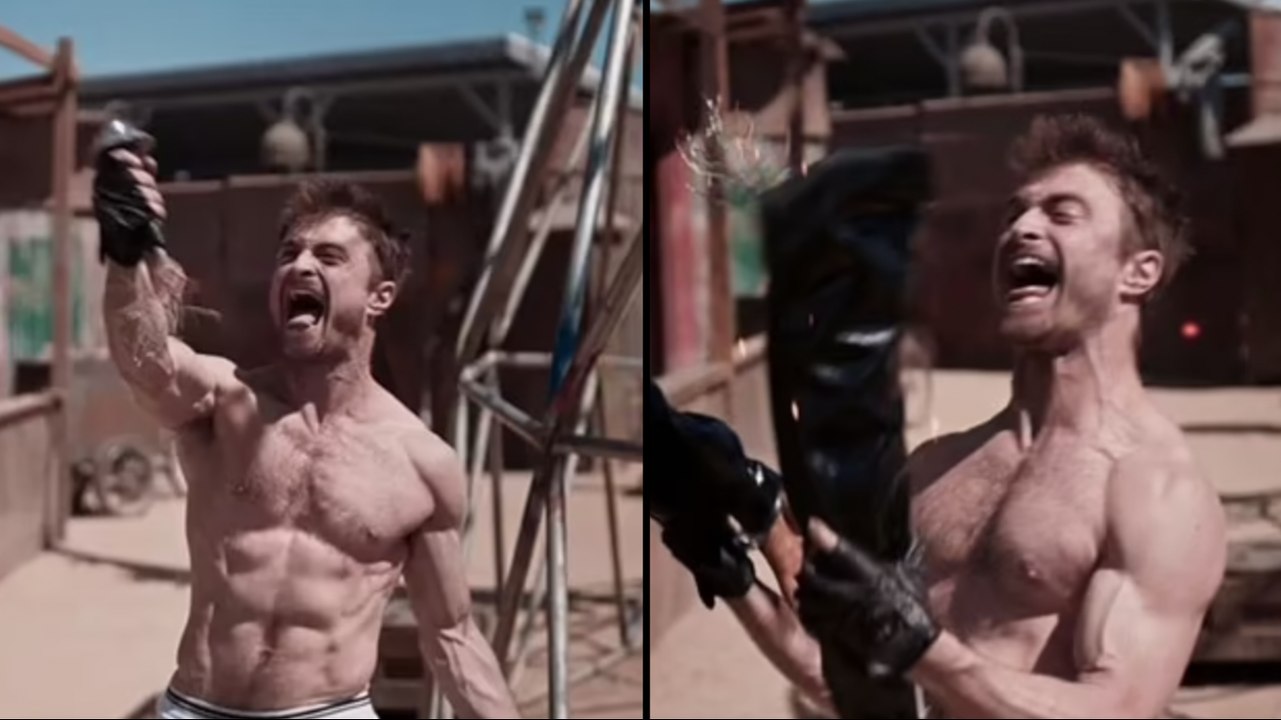 Daniel Radcliffe incredible physical workout - Miracle Workers - Vidéo ...