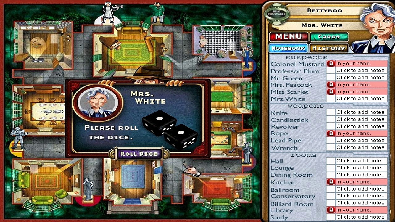 CLUE/Cluedo Classic Mrs. White Gameplay - video Dailymotion