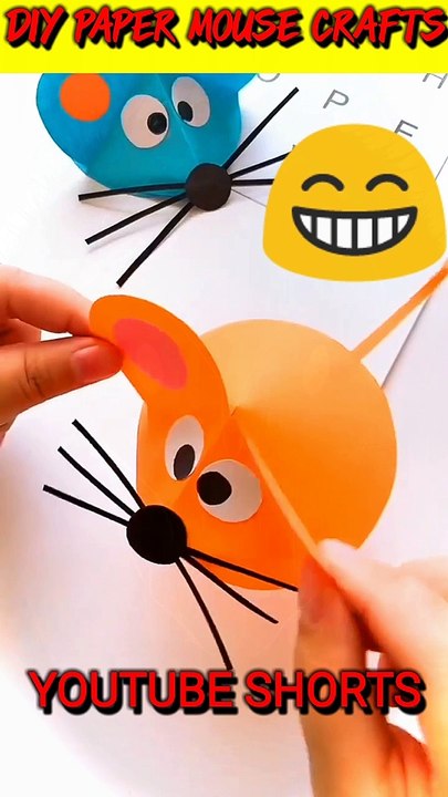 Easy Paper Mouse Crafts for Kids: A Step-by-Step Tutorial|| Fun Paper ...