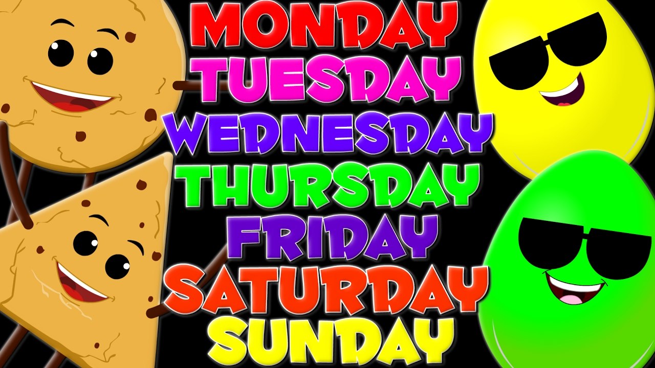 Days Of The Week - Nursery Rhymes And Kids Learning Videos - video ...