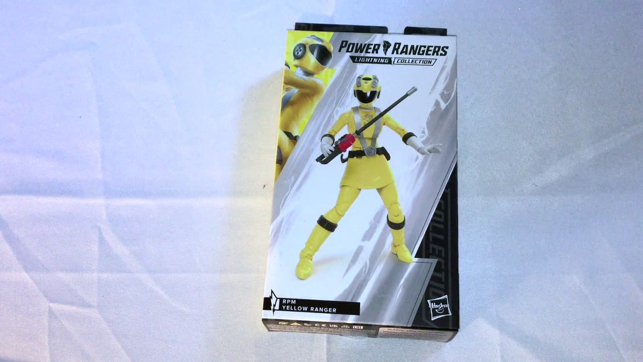 Power Rangers Lightning Collection RPM Yellow Ranger Unboxing & Review ...