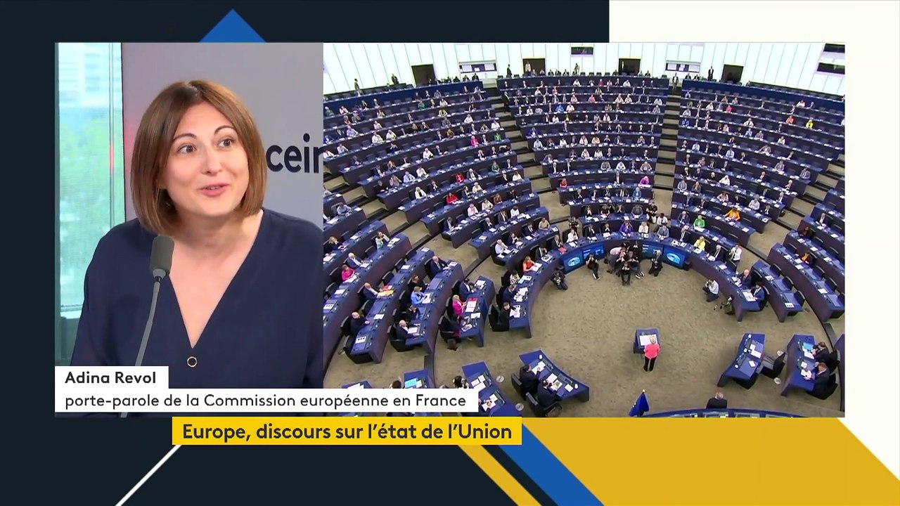 Adina Revol, porte-parole de la Commission européenne en France - Vidéo ...