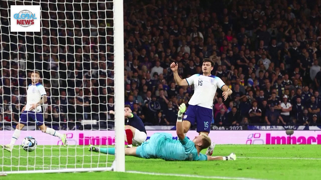 Gareth Southgate Defends Maguire Against Scottish Fans' Taunts - video ...