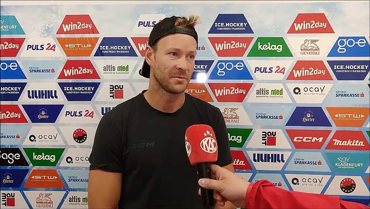Paul Postma (KAC) vor dem Saisonstart gegen Salzburg - video Dailymotion