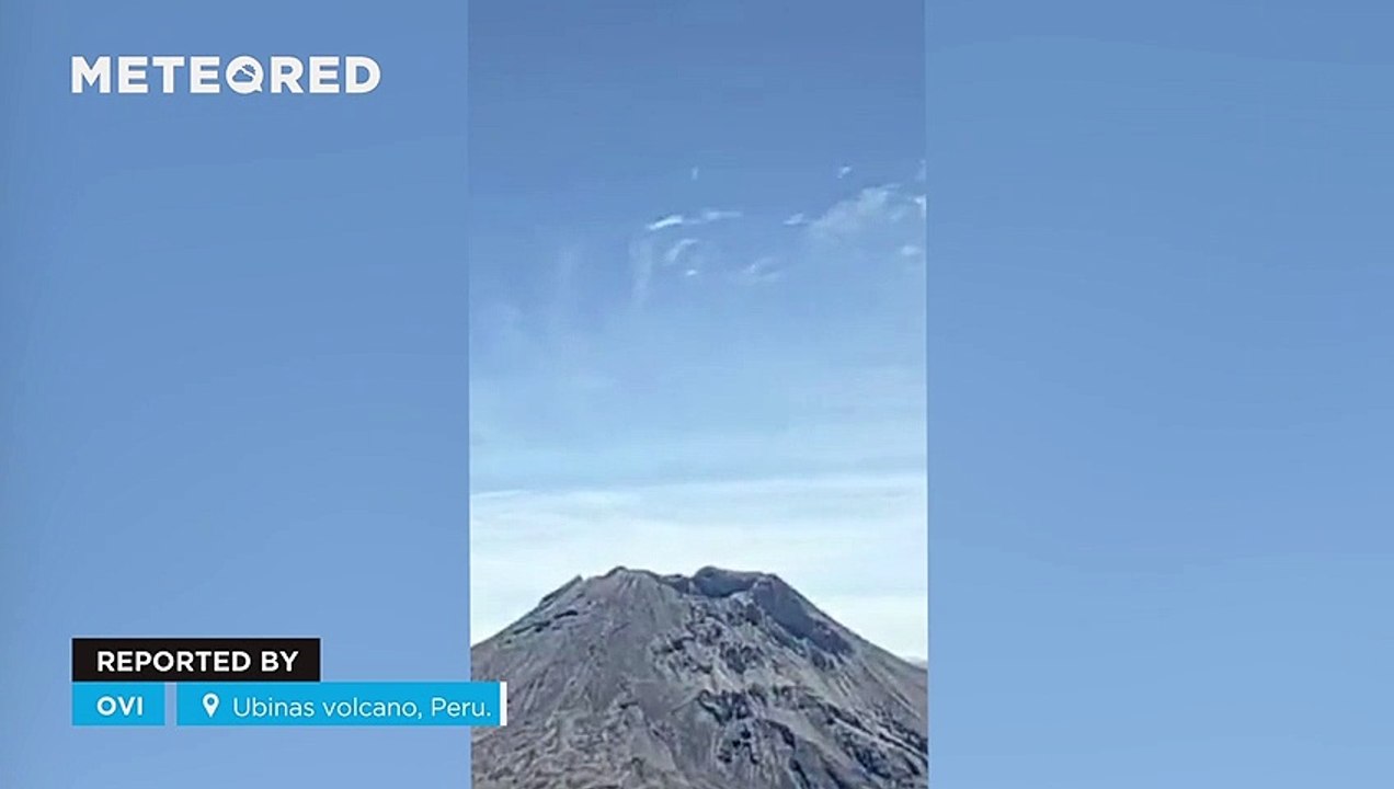 Spectacular eruption of Ubinas volcano, Peru. - video Dailymotion