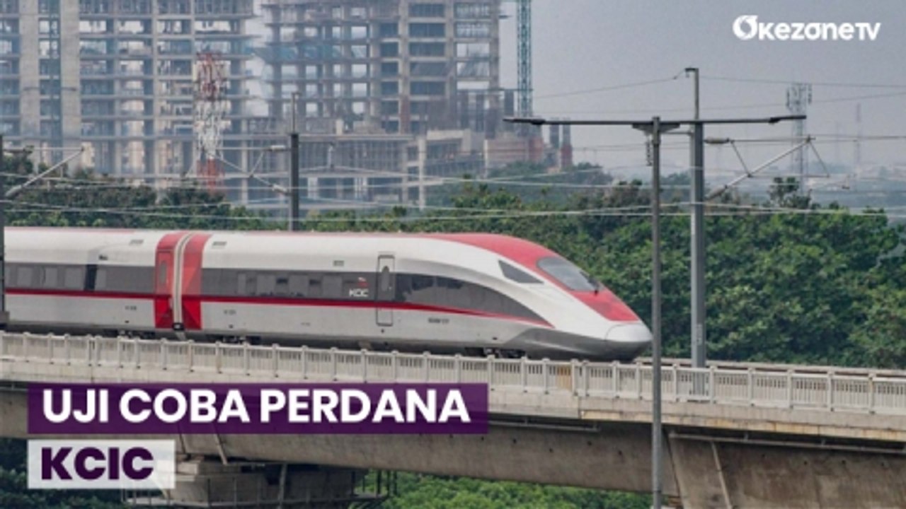 Uji Coba Operasional Perdana KCIC dengan Penumpang, Kecepatan Tembus 351Km/ Jam - video Dailymotion