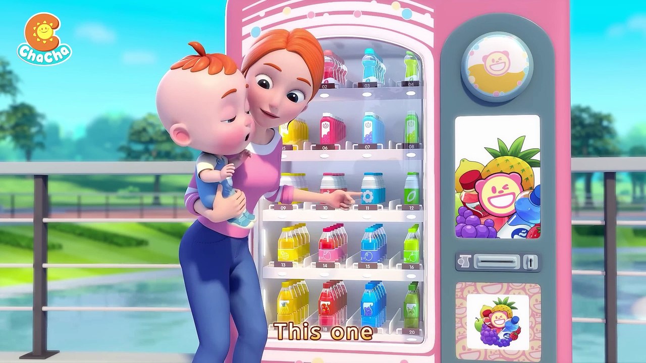 Color Song (Juice Vending Machine Version) - Learn Colors - Baby ChaCha ...