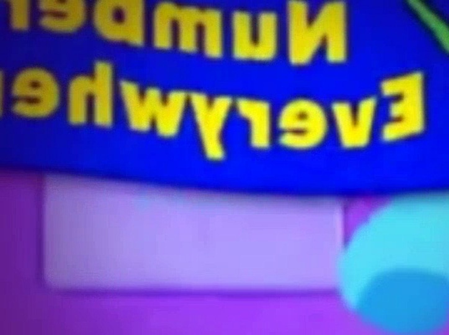 Blues Clues Numbers Everywhere