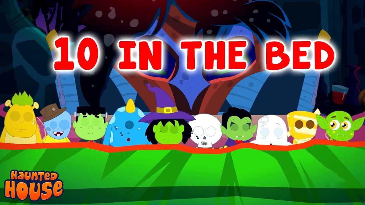 Halloween Ten In Bed - Spooky Nursery Rhymes For Kids - video Dailymotion