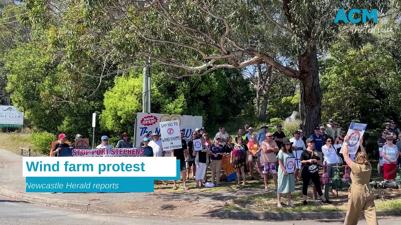 WATCH: Rally against Hunter wind farm project - video Dailymotion
