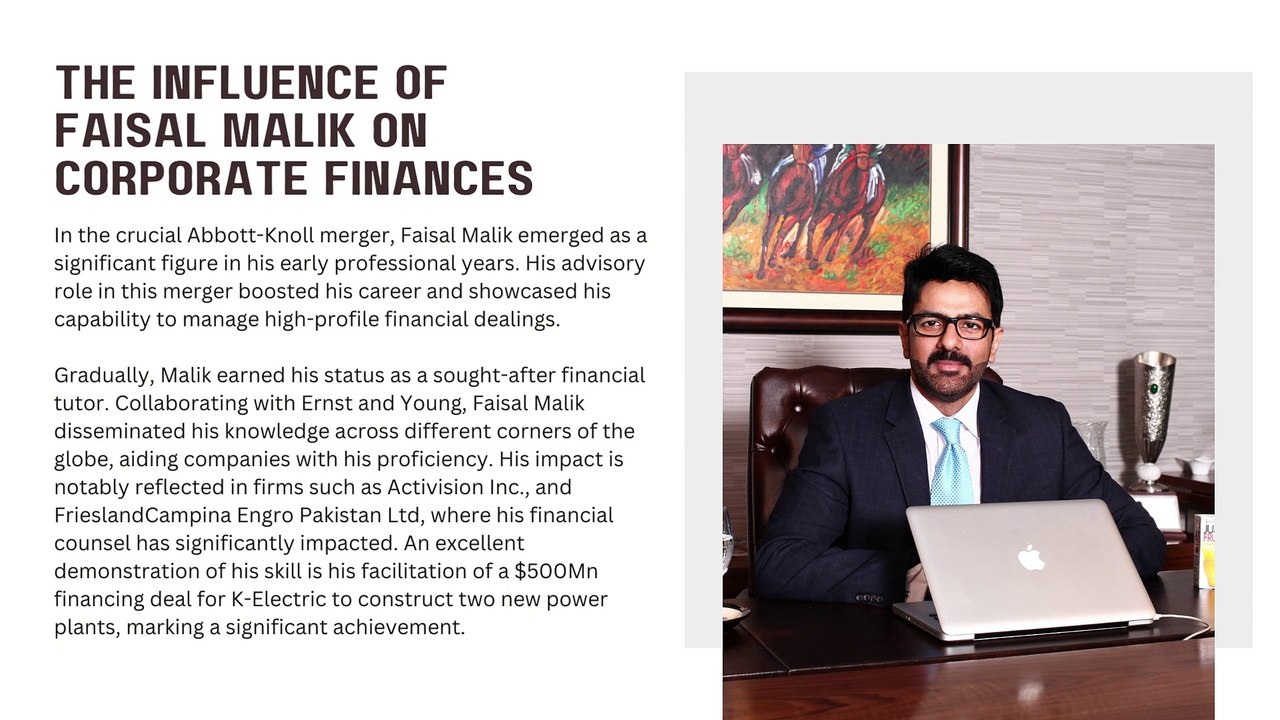 The Journey of Faisal Imran Malik to Noteworthy Financial Mastery ...