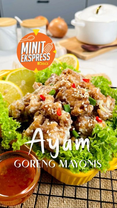 Ayam Goreng Mayonis, Sedap Hingga Menjilat Jari - Video Dailymotion