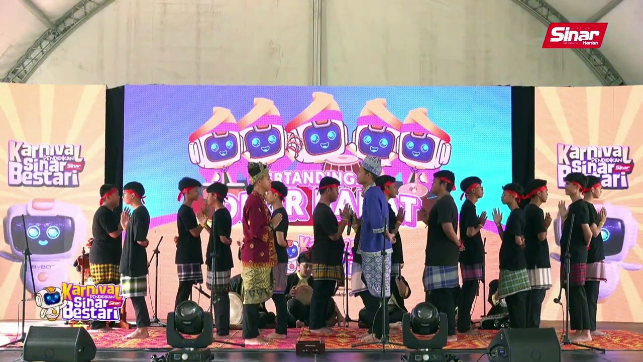 Antara Persembahan Peserta Pertandingan Dikir Barat Bersempena Karnival Pendidikan Sinar Bestari ...