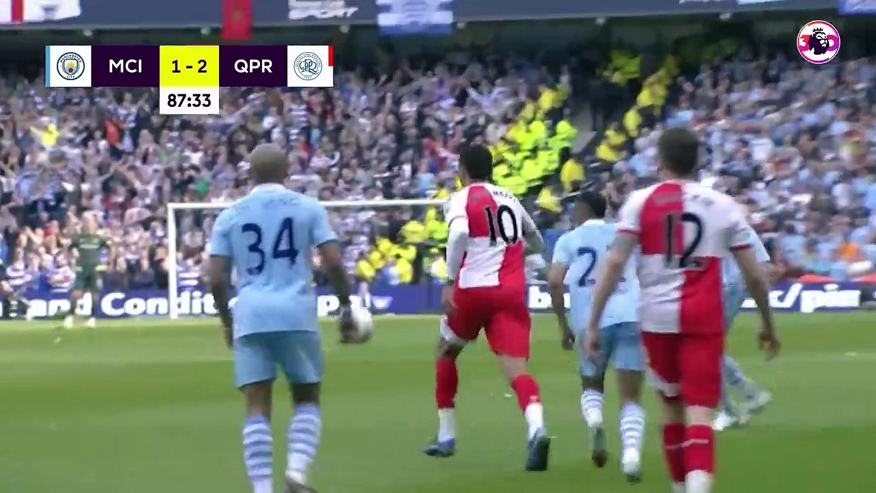 Man City 3-2 QPR Match PL30 - video Dailymotion