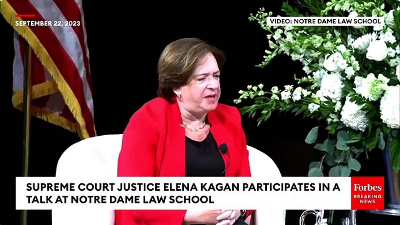 Justice Elena Kagan Discusses Supreme Court Ethics Following Reports On ...