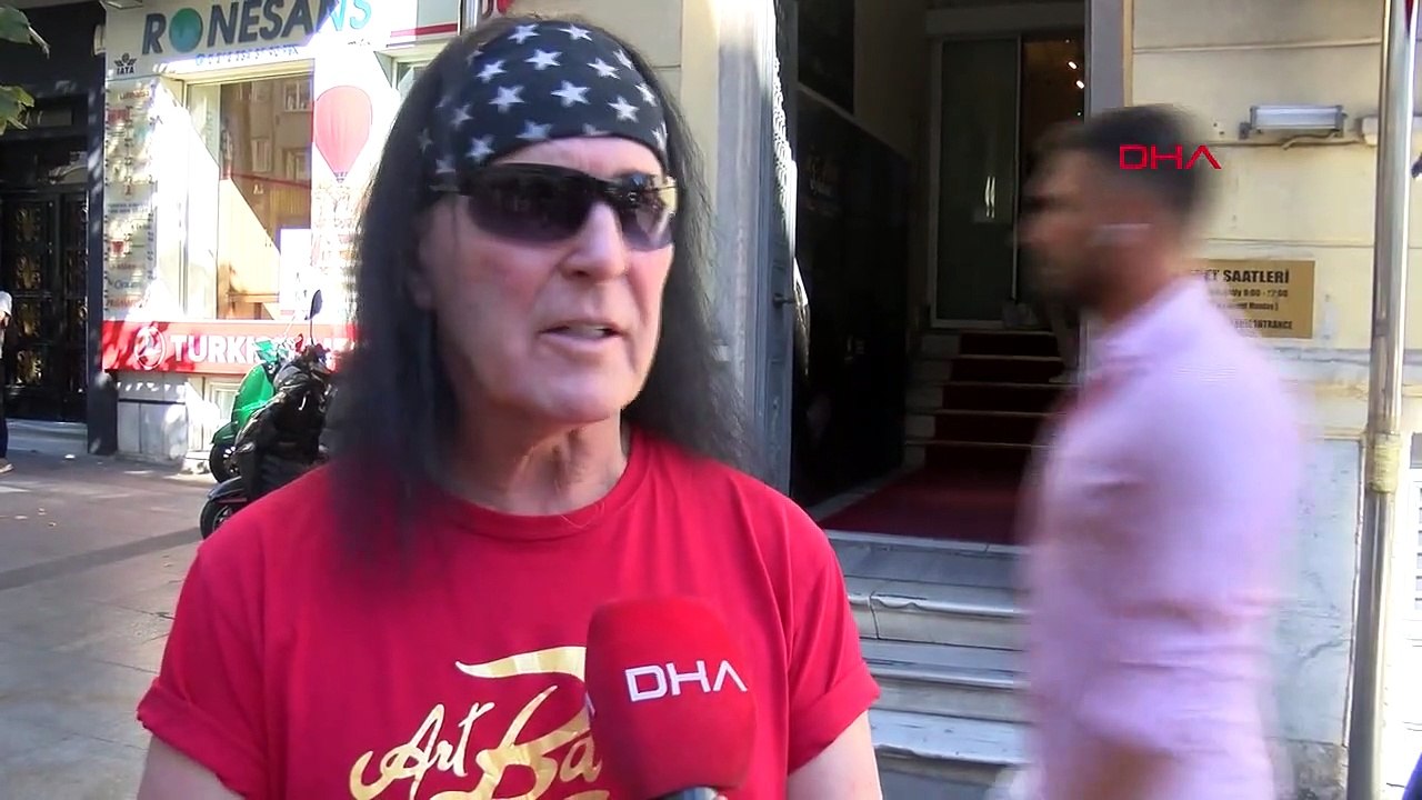 AC/DC'nin solisti Dave Evans İstanbul'u ziyaret etti - Dailymotion Video