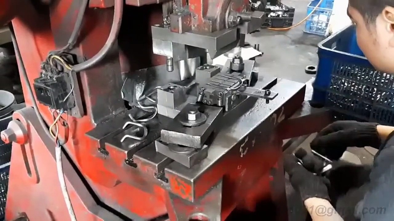 Rod bending die design - Khuôn dập uốn Inox tròn - Video Dailymotion